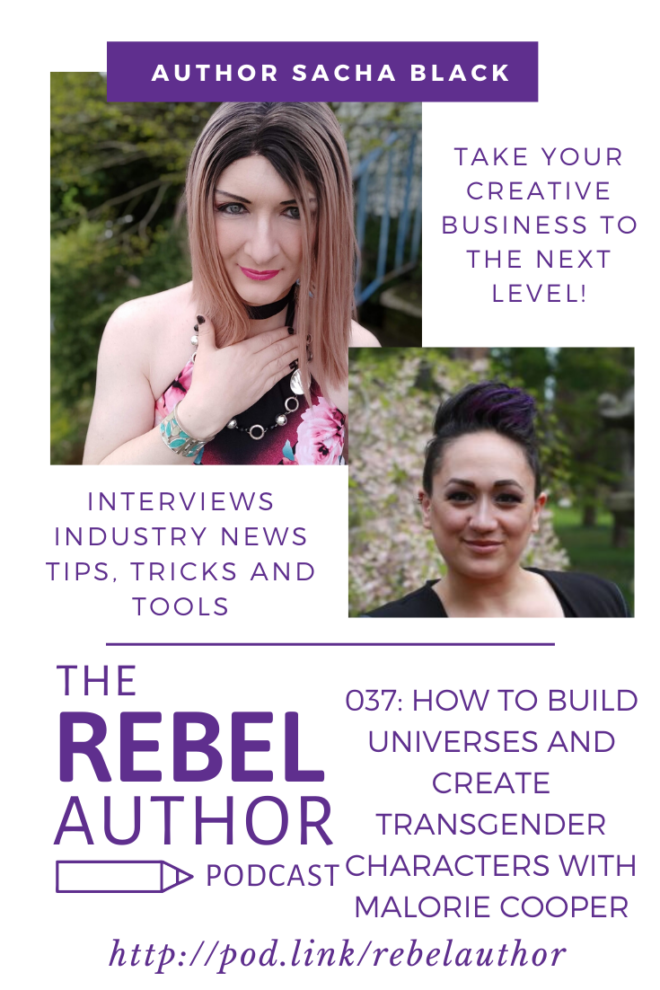 037 How to Build Universes and Write Transgender Characters - Sacha Black